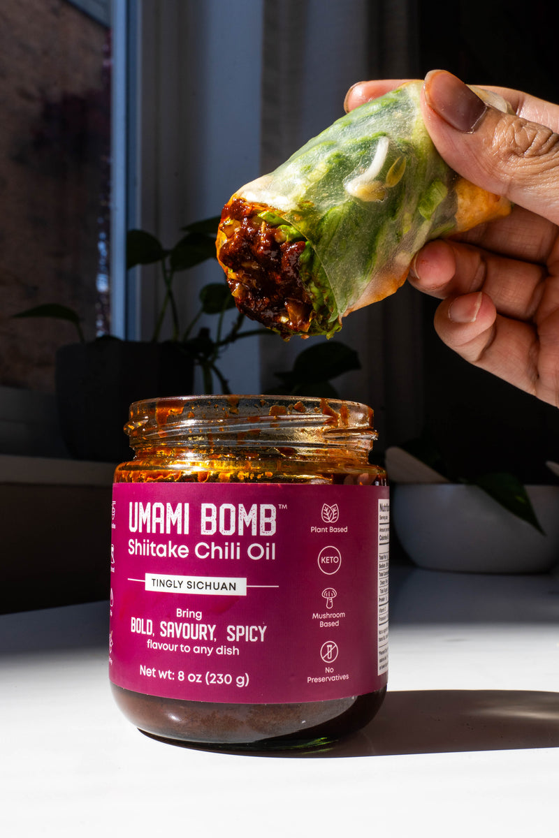 Umami Bomb Shiitake Chili Oil - Tingly Sichuan – Vumami Foods