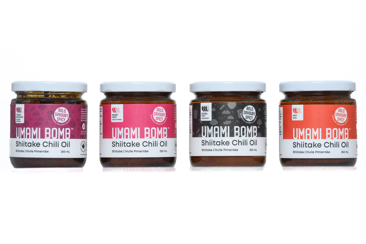 Umami Bomb Shiitake Chili Oil - Spicy Foursome (Save 10% at checkout ...